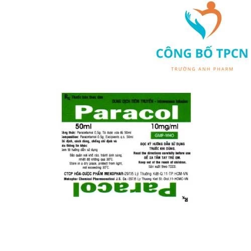 Paracol 10mg/ml Mekophar - Thuốc hạ sốt, giảm đau