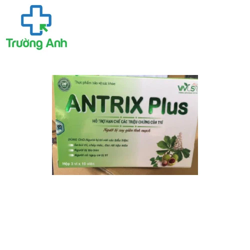 Antrix plus - Hỗ trợ nhuận tràng, giúp tăng sức bền thành mạch