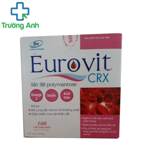 Eurovit Crx - Giúp bổ sung sắt, vitamin và khoáng chất
