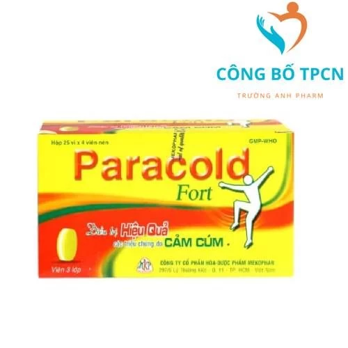 Paracold Fort Mekophar - Thuốc điều trị cảm cúm