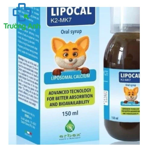 LIPOCAL K2-MK7 - Bổ sung vitamin K2, Vitamin D3, Canxi