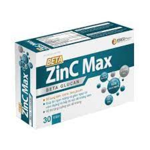Beta ZinC Max - Thực phẩm chức năng tăng cường sức đề kháng